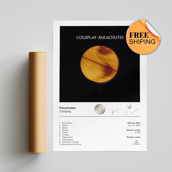 Coldplay Album Cover Art - Etsy