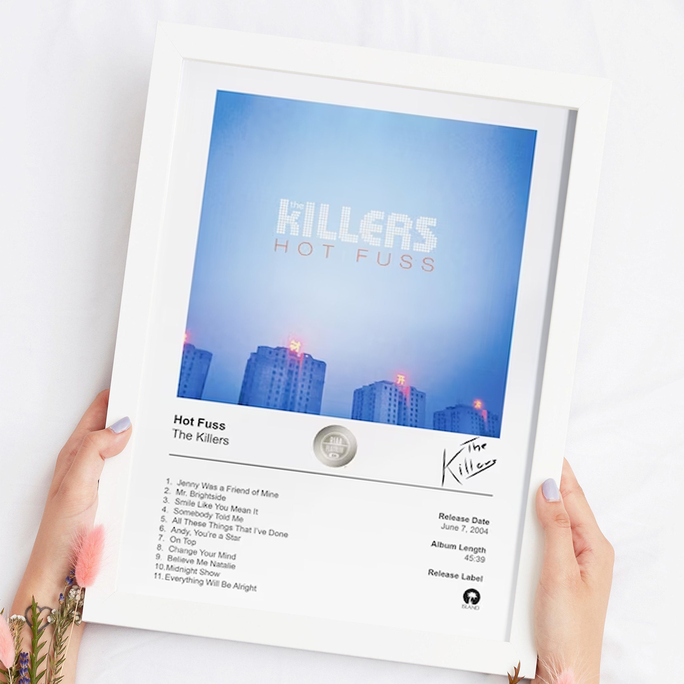 The Killers Poster, Album Cover Poster, Hot Fuss Album Cover Poster ...