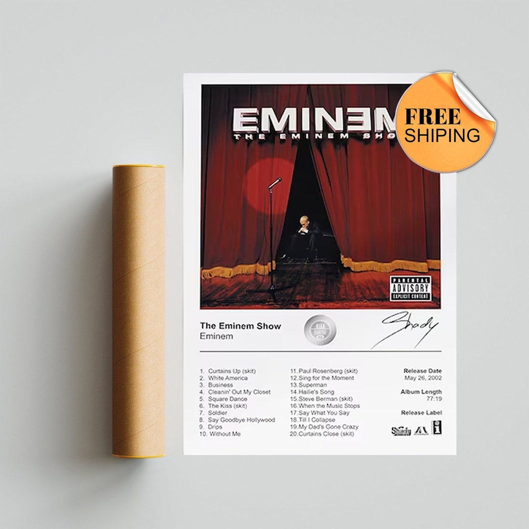 Eminem Poster Album Cover Poster the Eminem Show Album Cover - Etsy