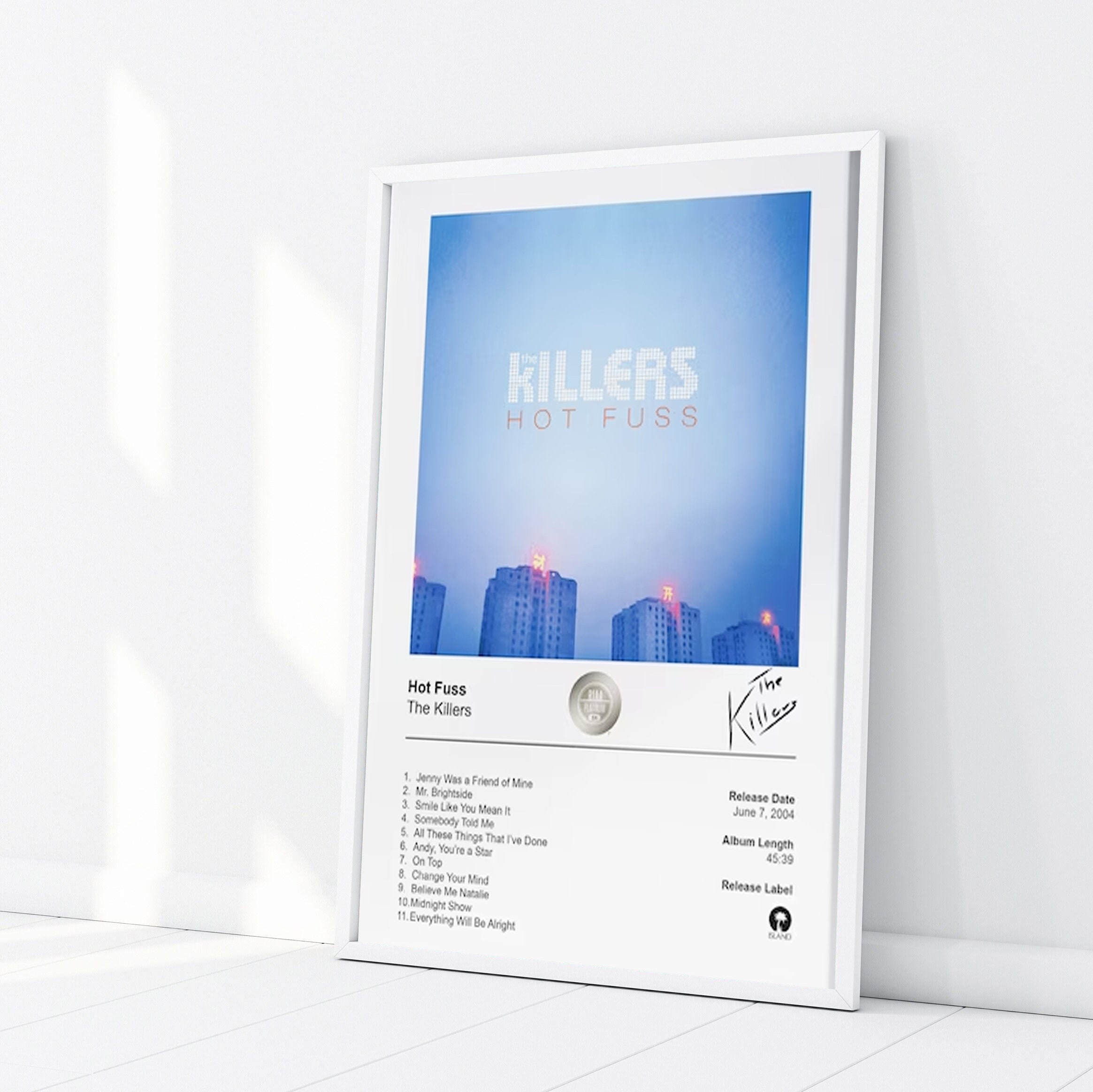 The Killers Poster, Album Cover Poster, Hot Fuss Album Cover Poster ...
