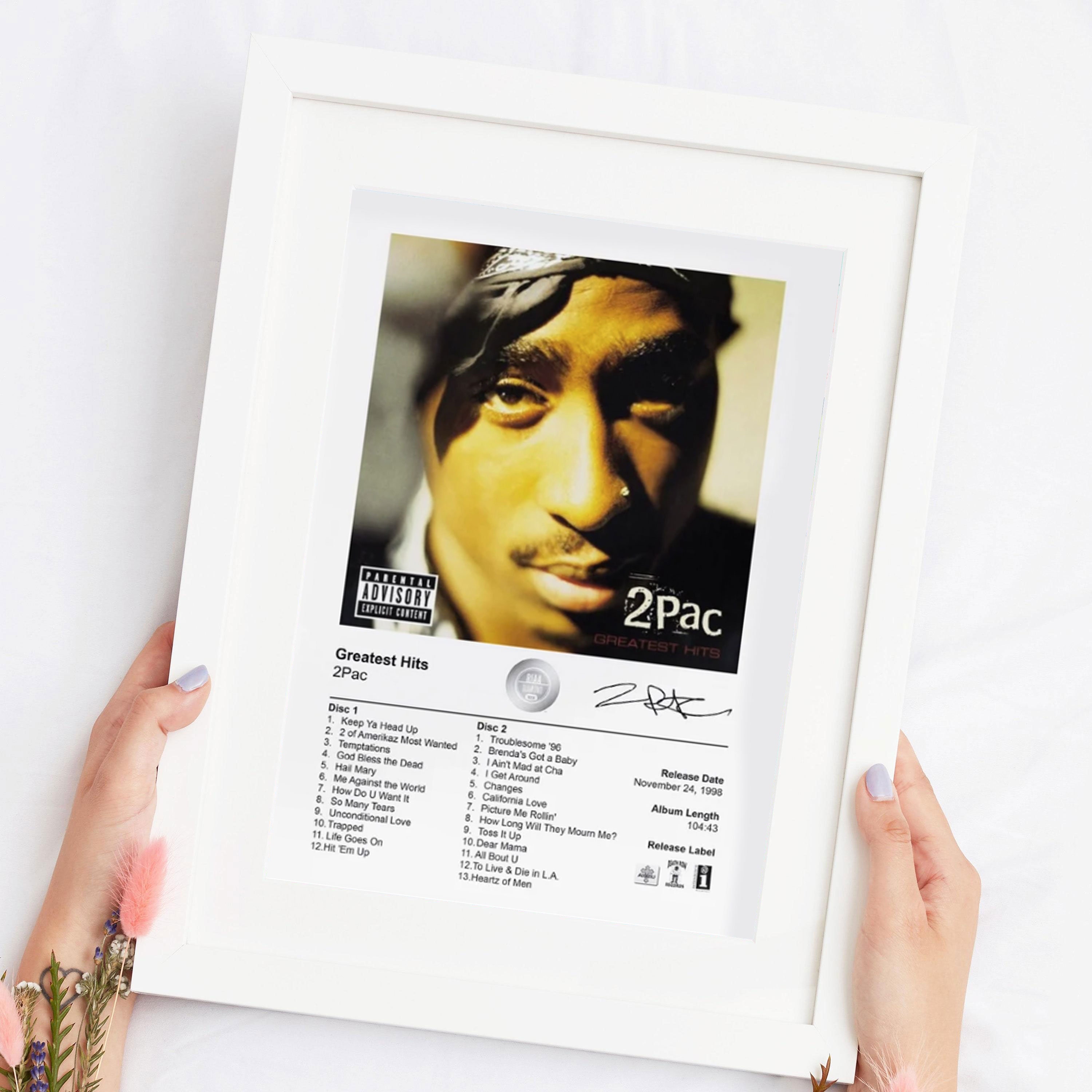2Pac Poster, Album Cover Poster, Greatest Hits Album Cover Poster sold ...