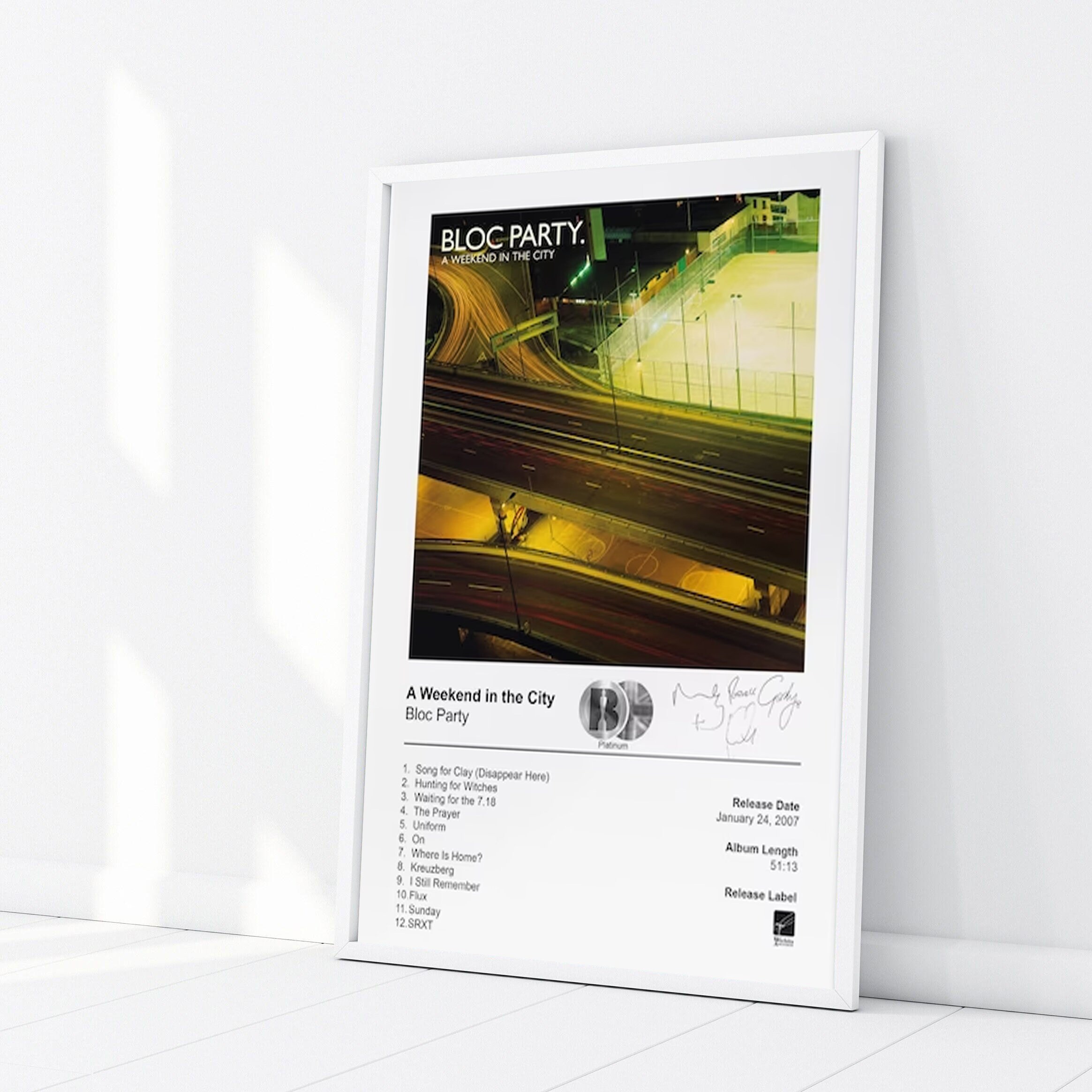 Bloc Party Poster, Album Cover Poster, A Weekend in the City Album ...