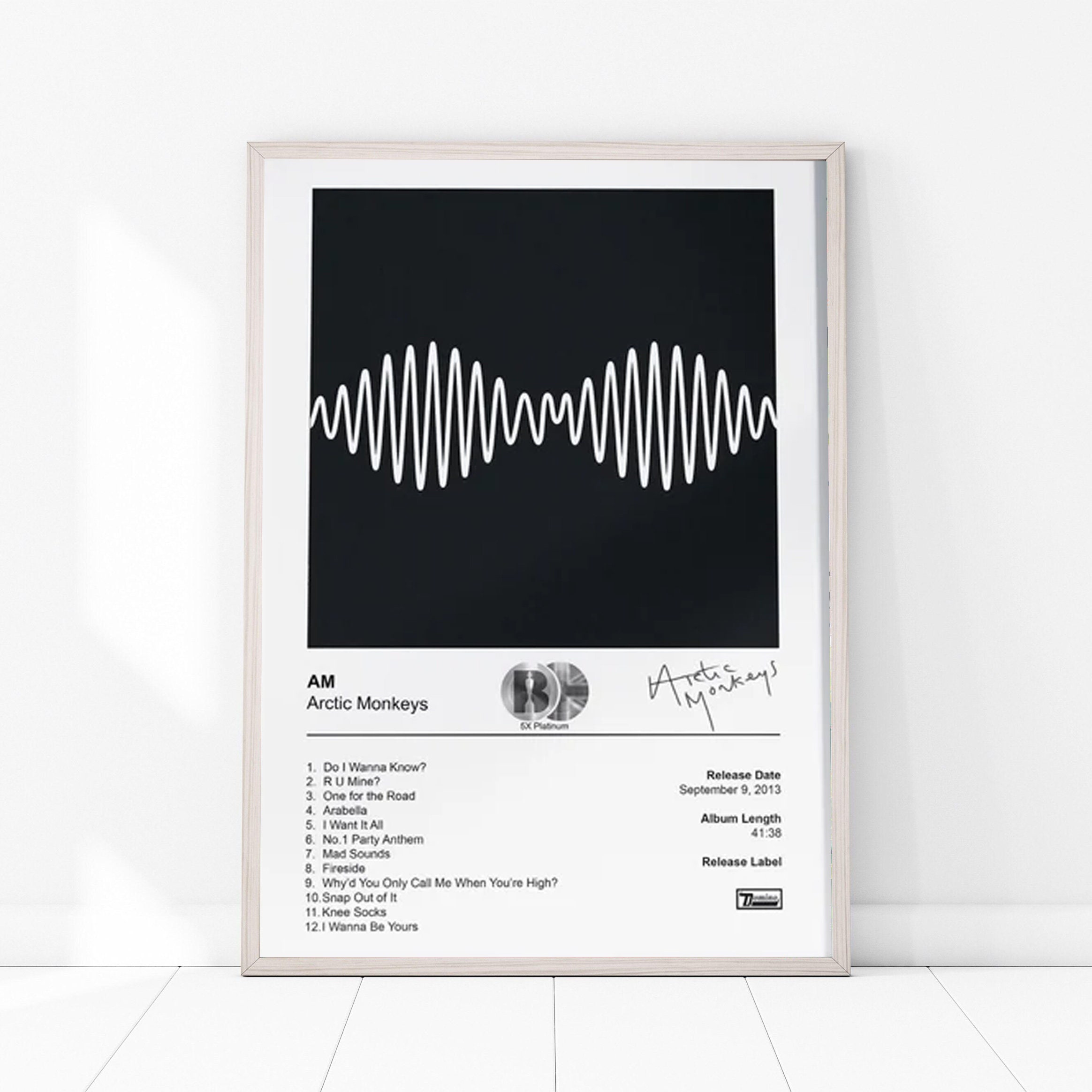 Arctic Monkeys Poster, Album Cover Poster