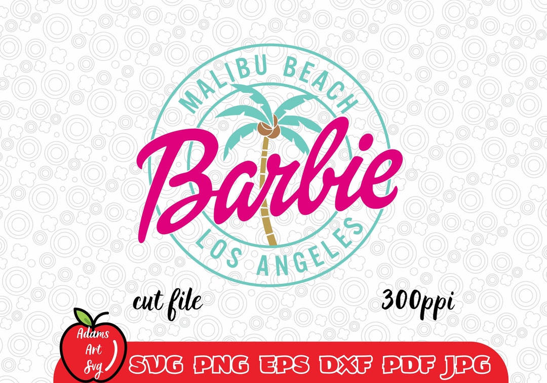 Malibu Beach Svg Barbi Malibu Svg Chica Camisa Svg Malibu - Etsy México