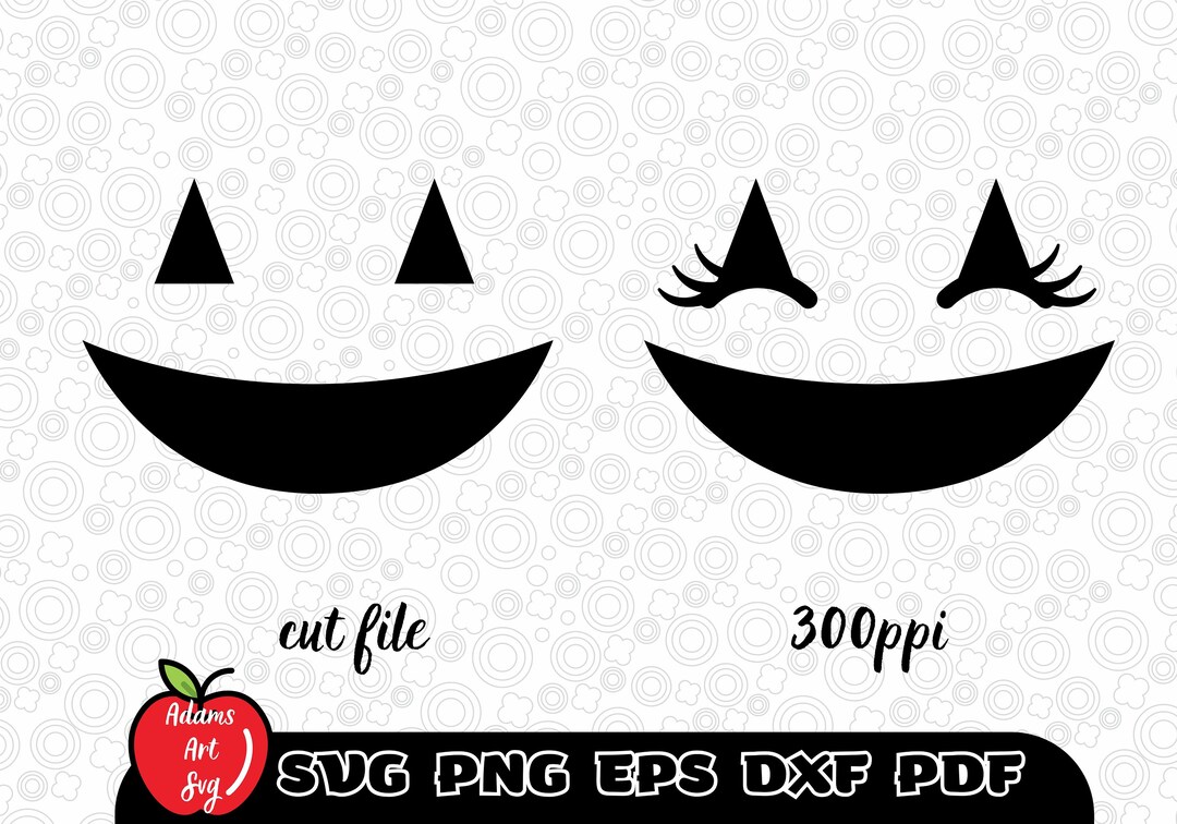Halloween Pumpkin Svg Pumpkin Facecarving Pumpkin With Etsy