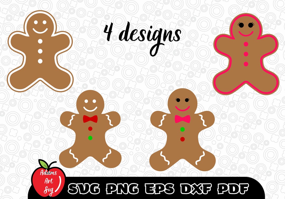 Gingerbread Svg Gingerbread Woman Svg Christmas Svg - Etsy