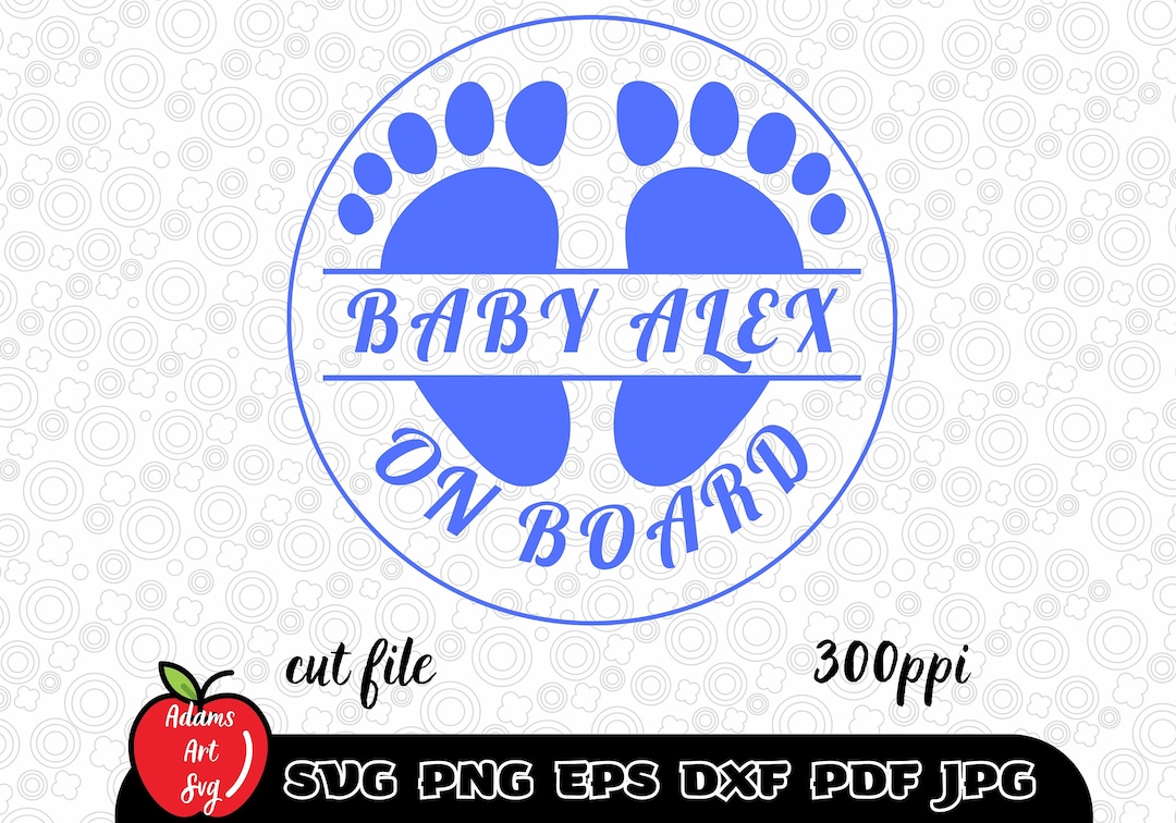Baby on Board SVG, Baby on Board PNG, Cut Files - Etsy
