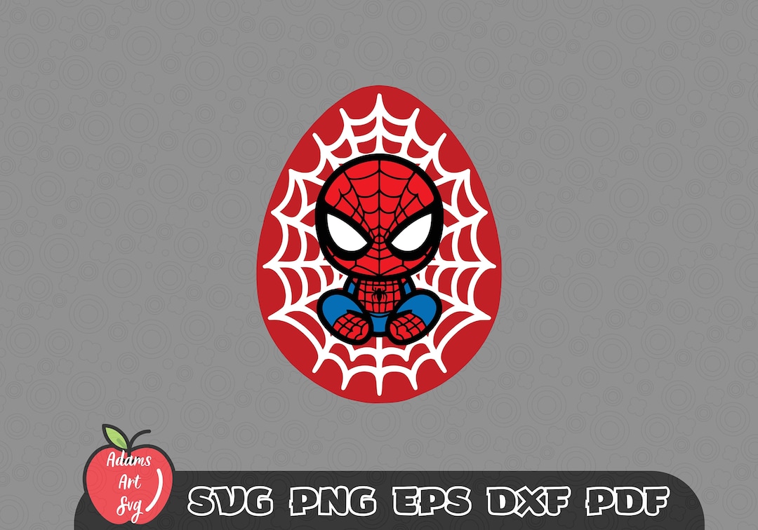 Spidey Easter Svg, Spider Easter Svg, Easter Svg, Cute Spidey Easter ...