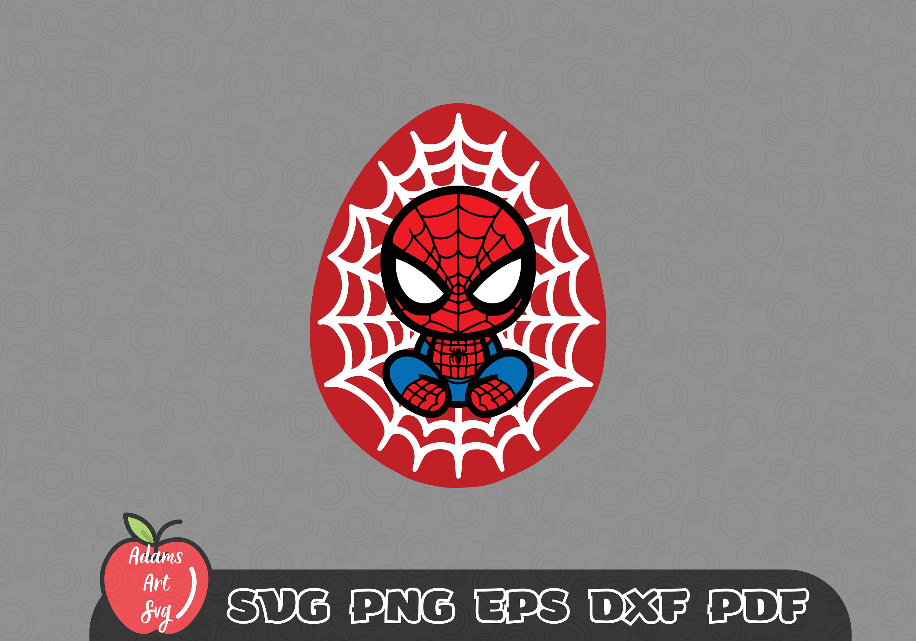Spidey Easter Svg, Spider Easter Svg, Easter Svg, Cute Spidey Easter ...