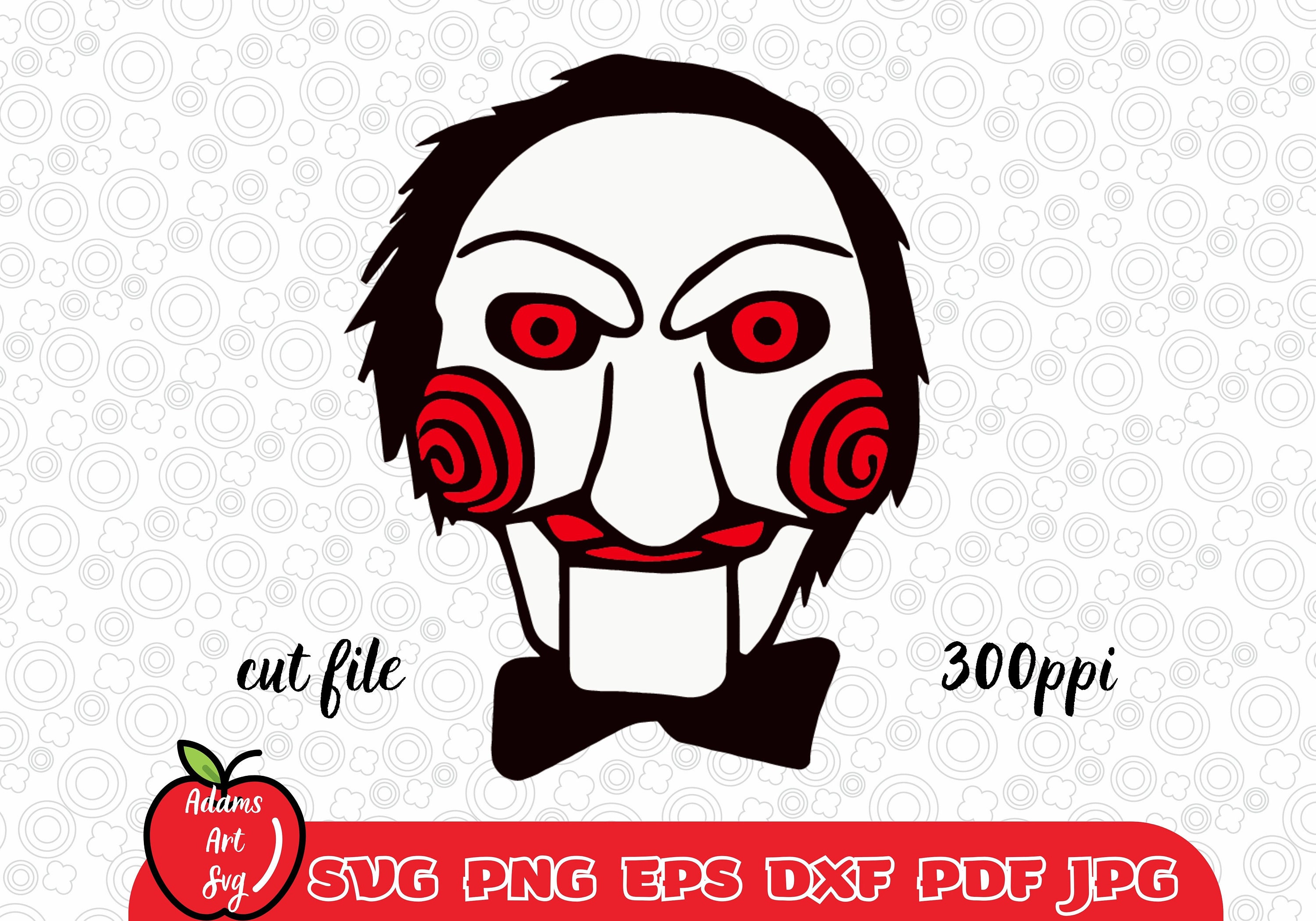 Jigsaw Svg Saw Movie Svg Halloween Svg Saw T Shirt Horror Character Svg Horror Movie Svg