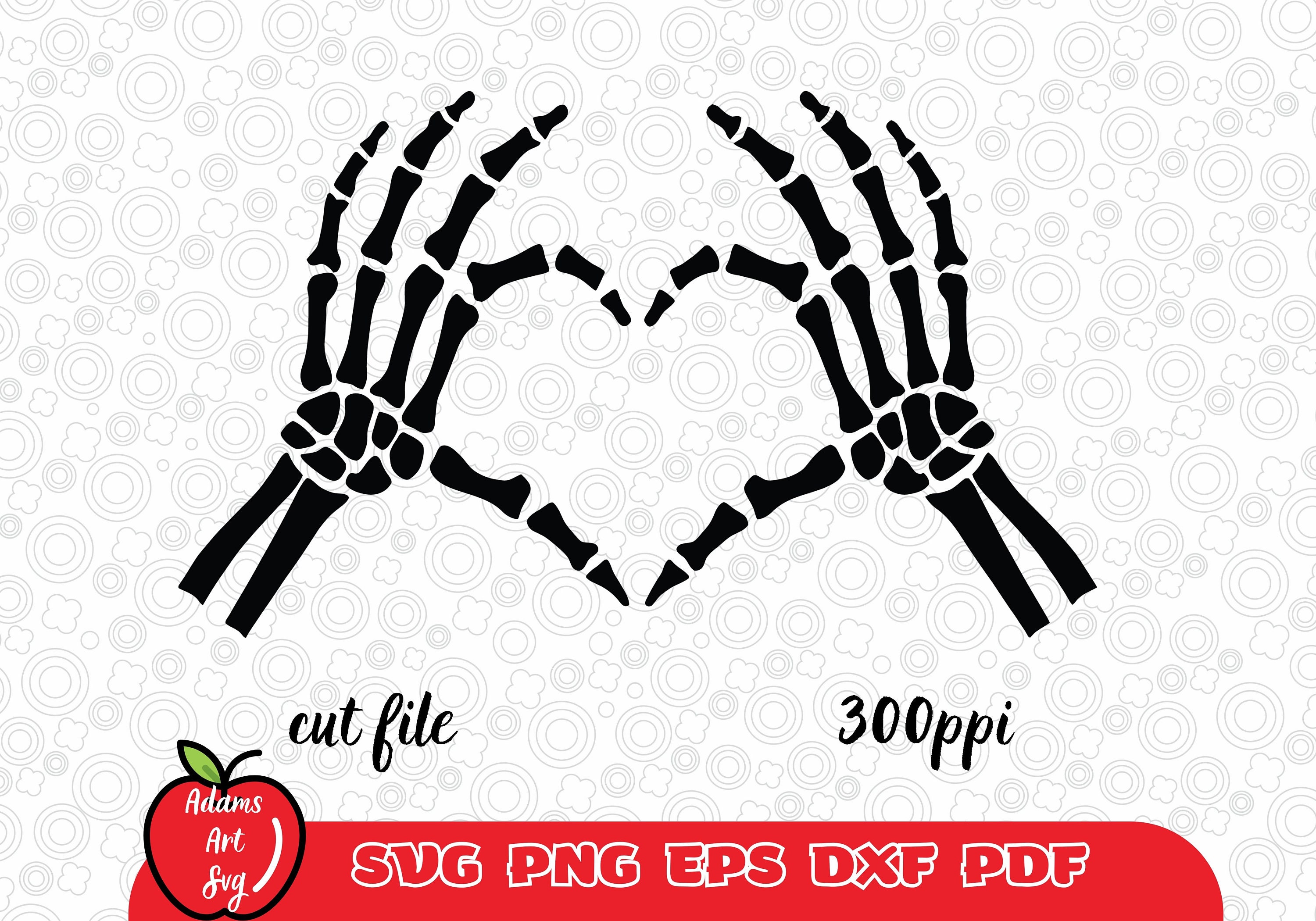Skeleton Heart Hands Svg Skeleton Heart Sign Svg Hand Heart Png