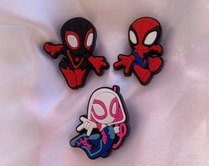 Spider-man Croc Charm - Etsy