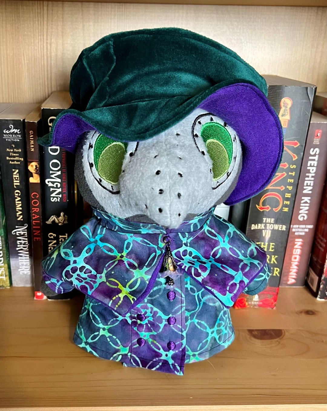 Goggle Eye Plague Doctor Plush Custom Art Doll - Etsy