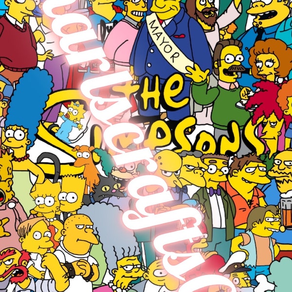 Simpsons Poster - Etsy UK