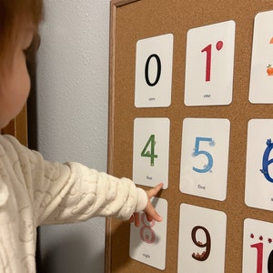 11 Laminated Number Cards for Babies and Toddlers (0-10) | Learning ...