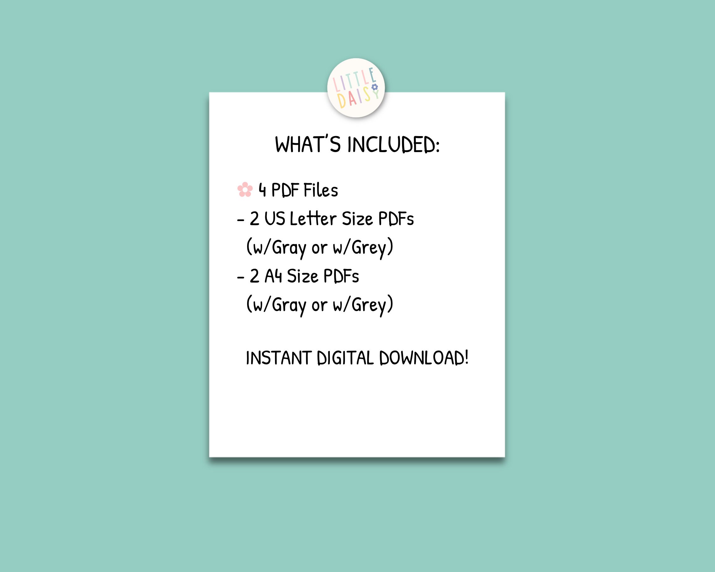 Printable Color Flashcards: Montessori Educational Cards (PDF Digital ...