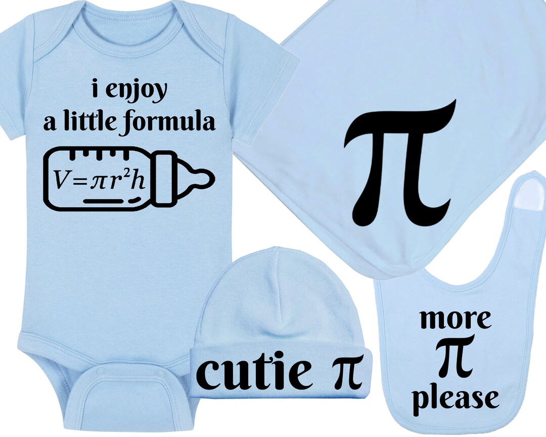 Math Baby Onesie® / Hat / Blanket / Bib Package Combinations - I Enjoy ...