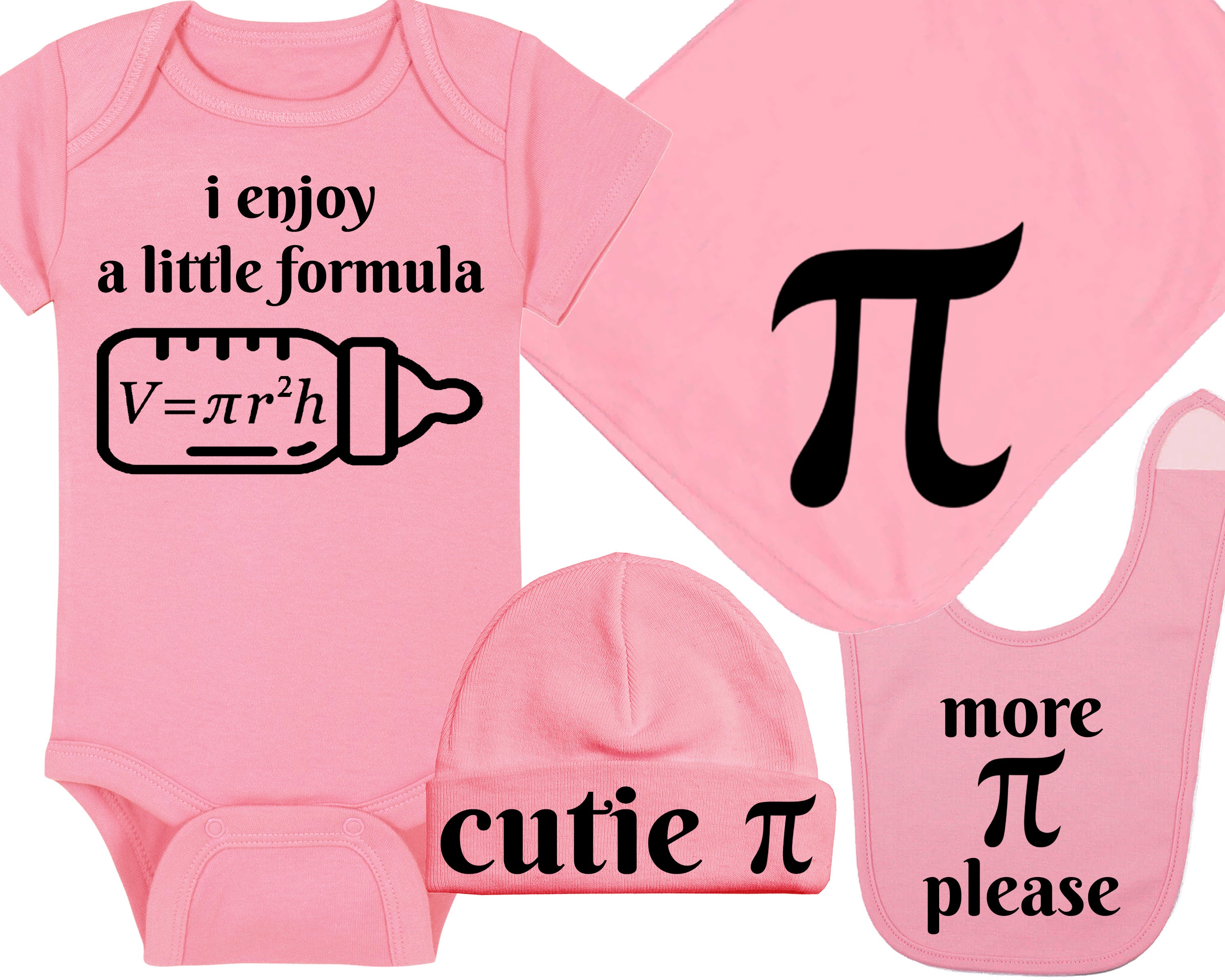 Math Baby Onesie® / Hat / Blanket / Bib Package Combinations I Enjoy A ...
