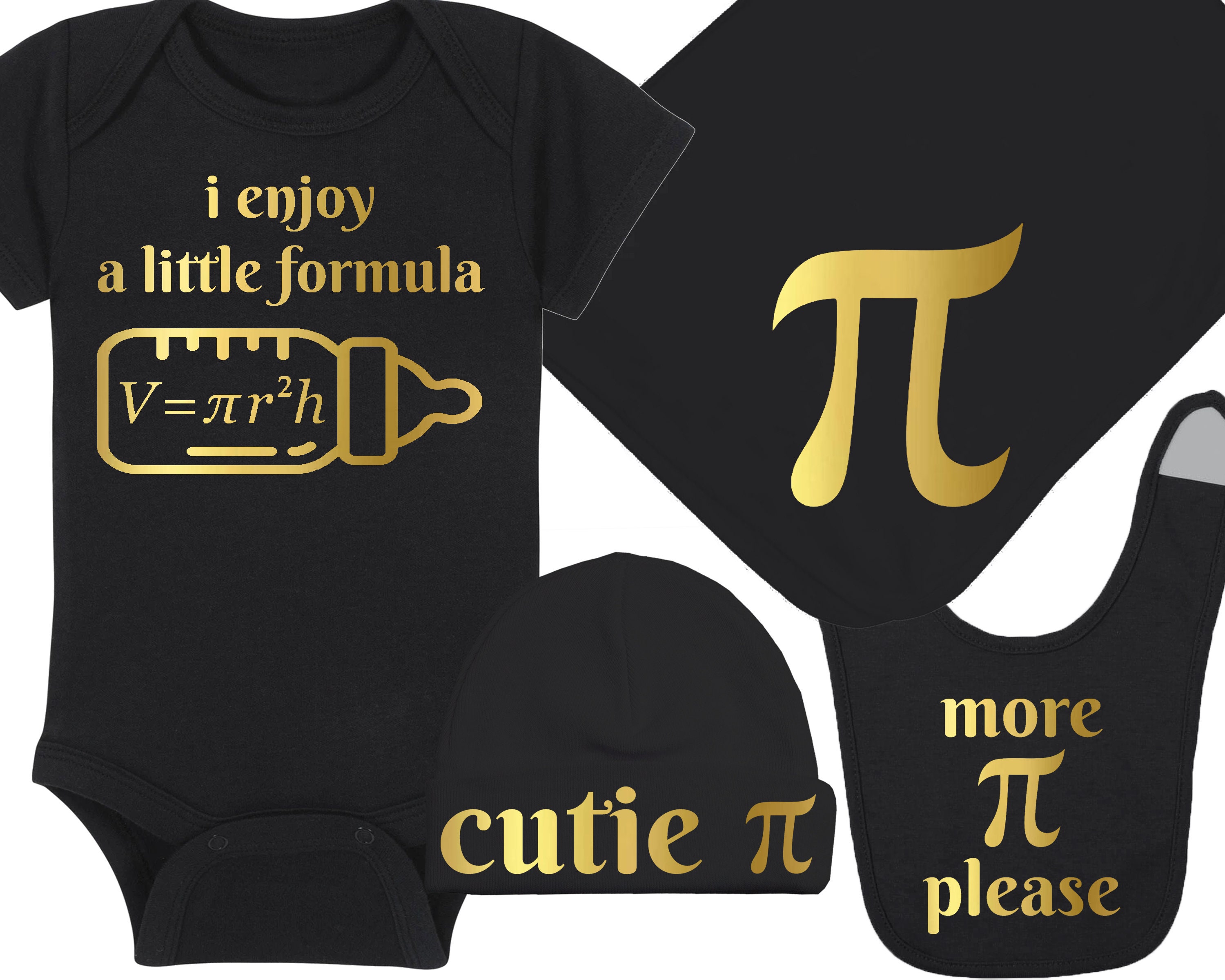 Math Baby Onesie® / Hat / Blanket / Bib Package Combinations I Enjoy A ...