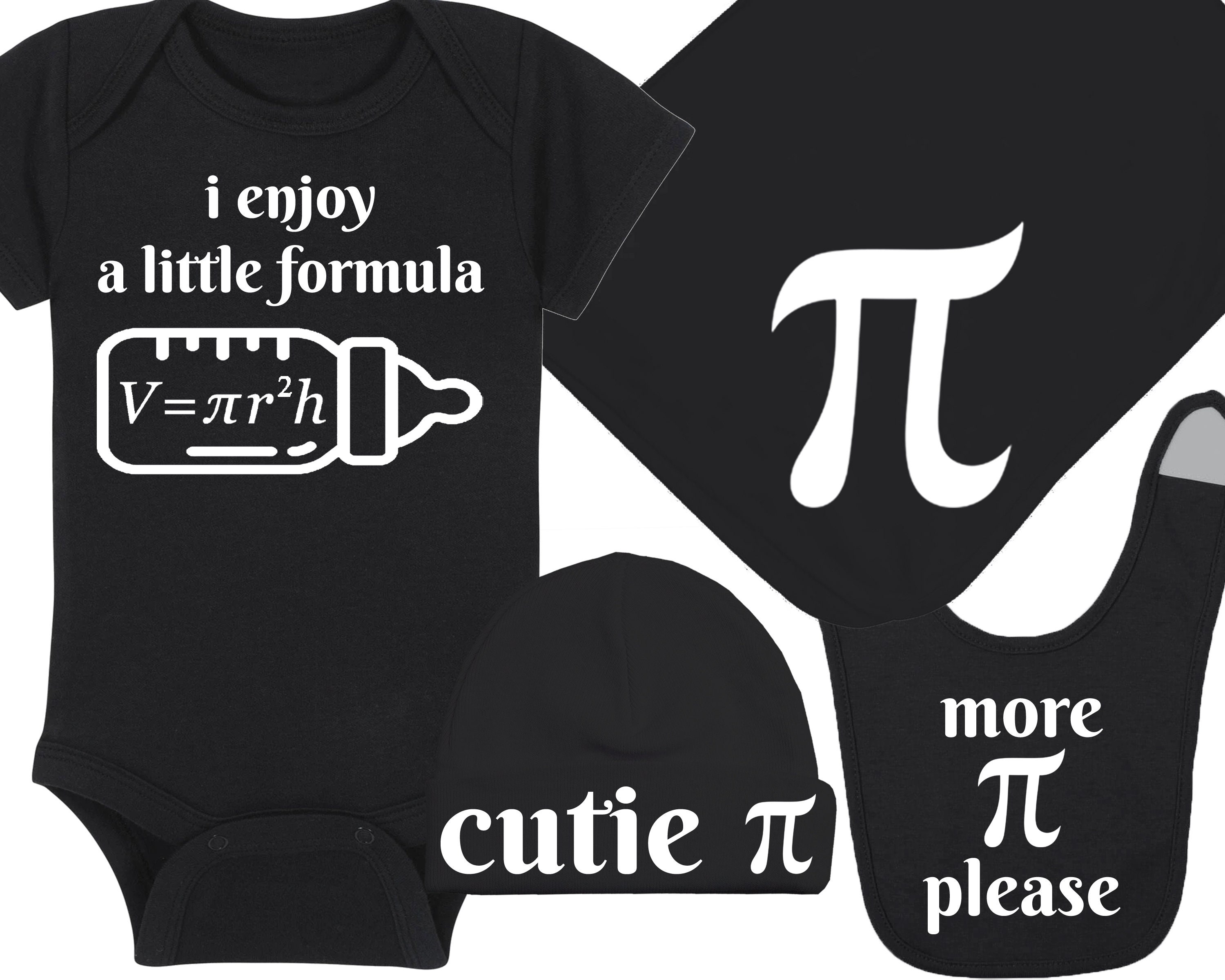 Math Baby Onesie® / Hat / Blanket / Bib Package Combinations I Enjoy A ...