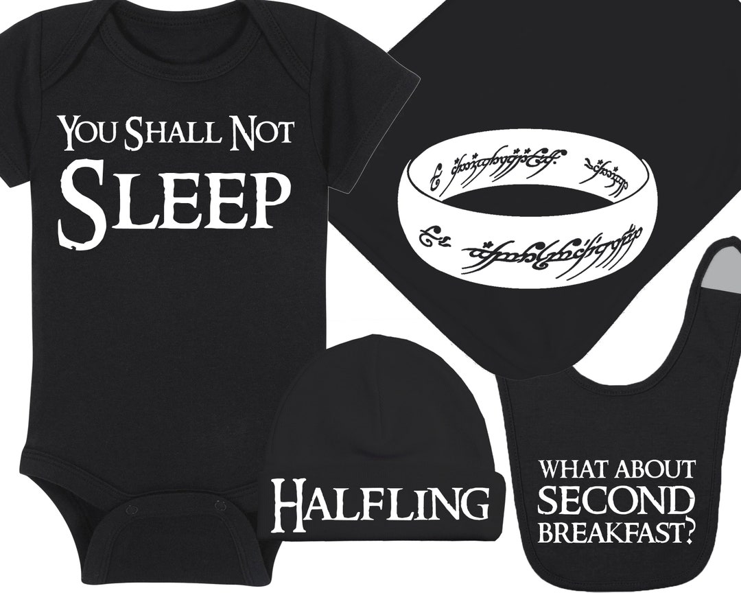 LOTR Baby Onesie® / Hat / Blanket / Bib Package Combinations - You ...