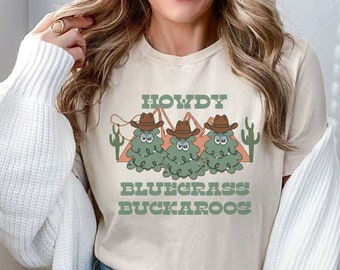 My Grass is Blue Tri Blend T Shirt 70's Bluegrass - Etsy