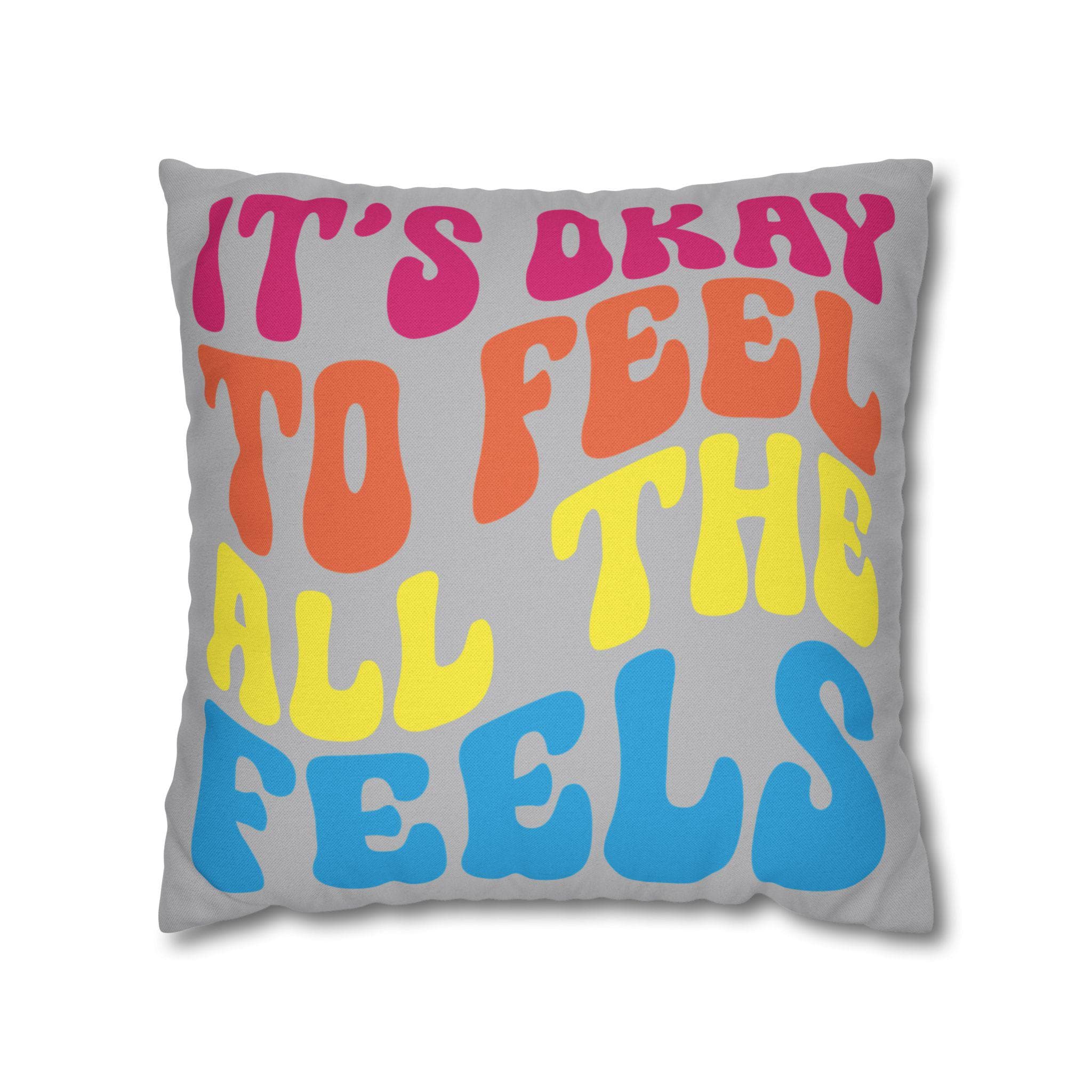 Wheel of Emotions Pillow, It's Okay to Feel All the Feels, Feelings ...