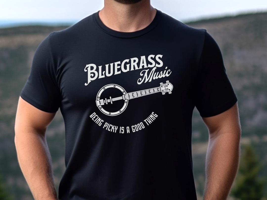 Bluegrass Music Shirt for Banjo Player Bluegrass T Shirt Banjo Tee ...