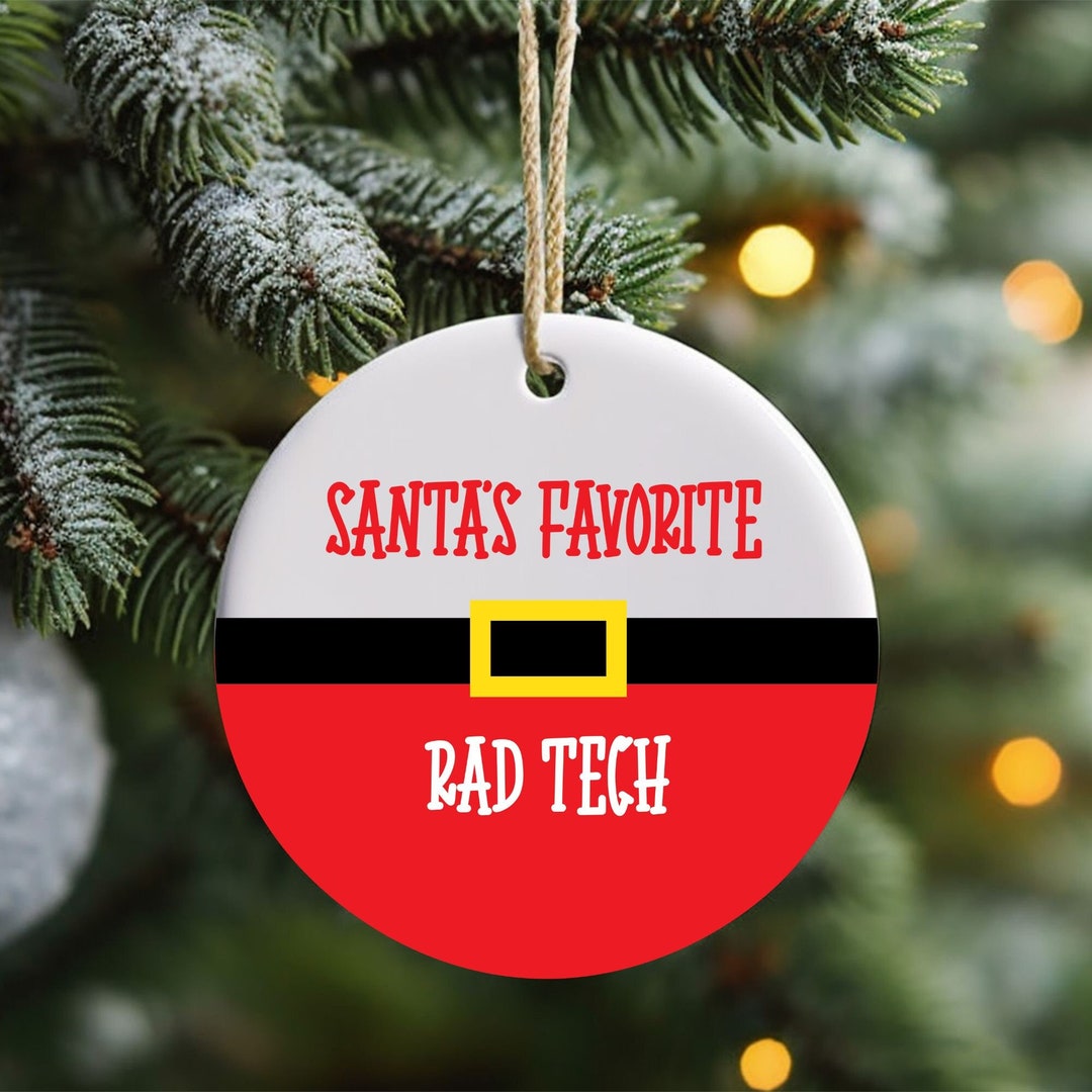 Rad Tech Ornament, Rad Tech Christmas, Rad Tech Gift Men Rad Tech Gift ...