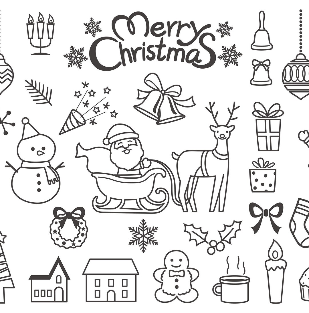 Santa's Slade SVG Bundle Candy Cane Svg Files for Cricut - Etsy UK