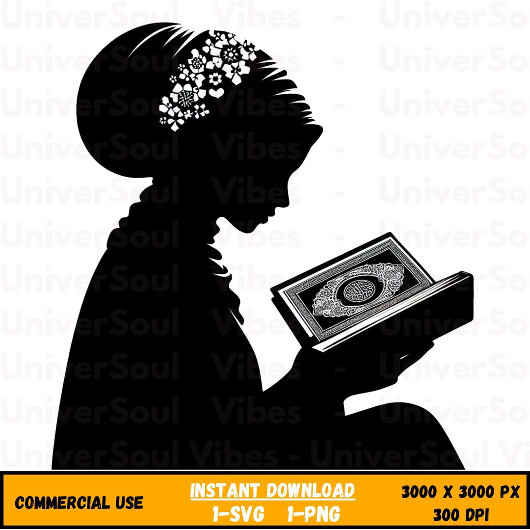 Clipart Hijabi, PNG, SVG, Silhueta, Oração, Alcorão, Mulher Muçulmana ...