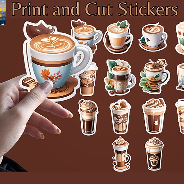 Coffee Cup Stickers - Etsy