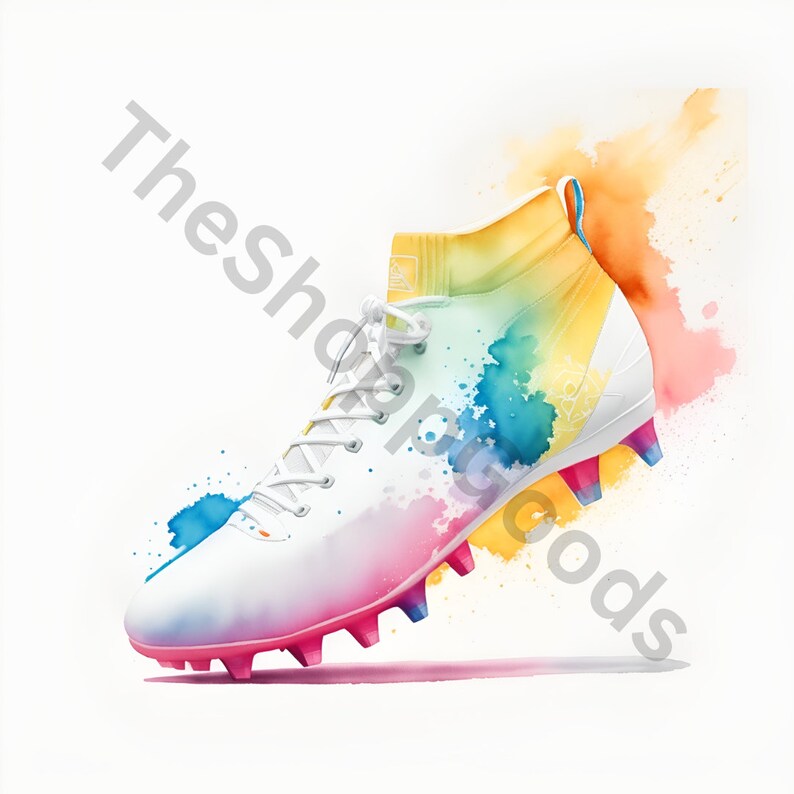 Soccer Watercolor Clipart Bundle 10 High Quality Transparent - Etsy