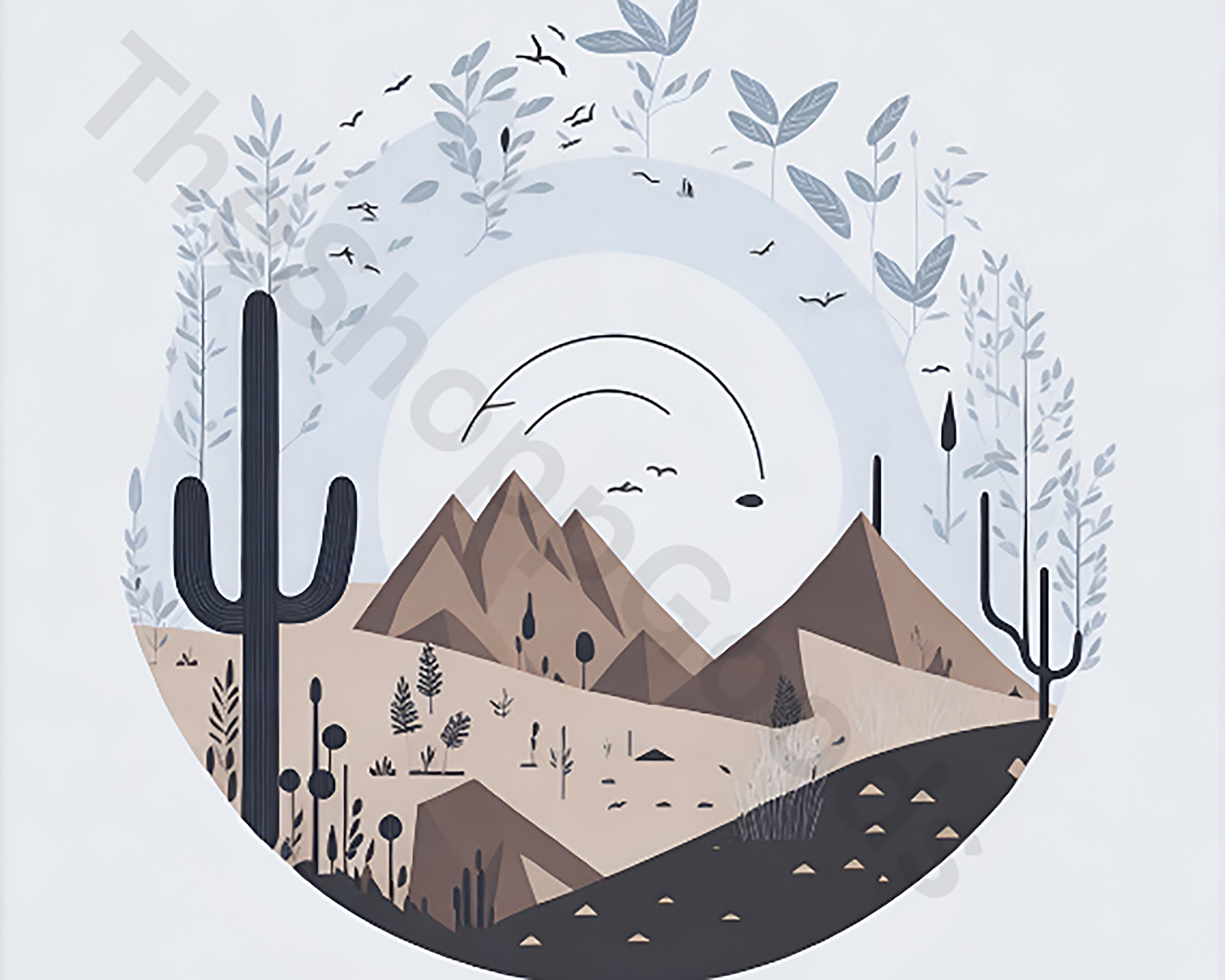 Boho Clipart Bundle 10 Transparent Pngs Bohemian Style - Etsy