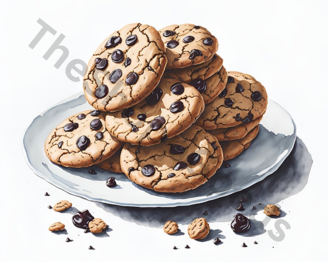 Delicious Cookie Clipart Bundle, 12 High Quality Pngs, Food Clipart ...