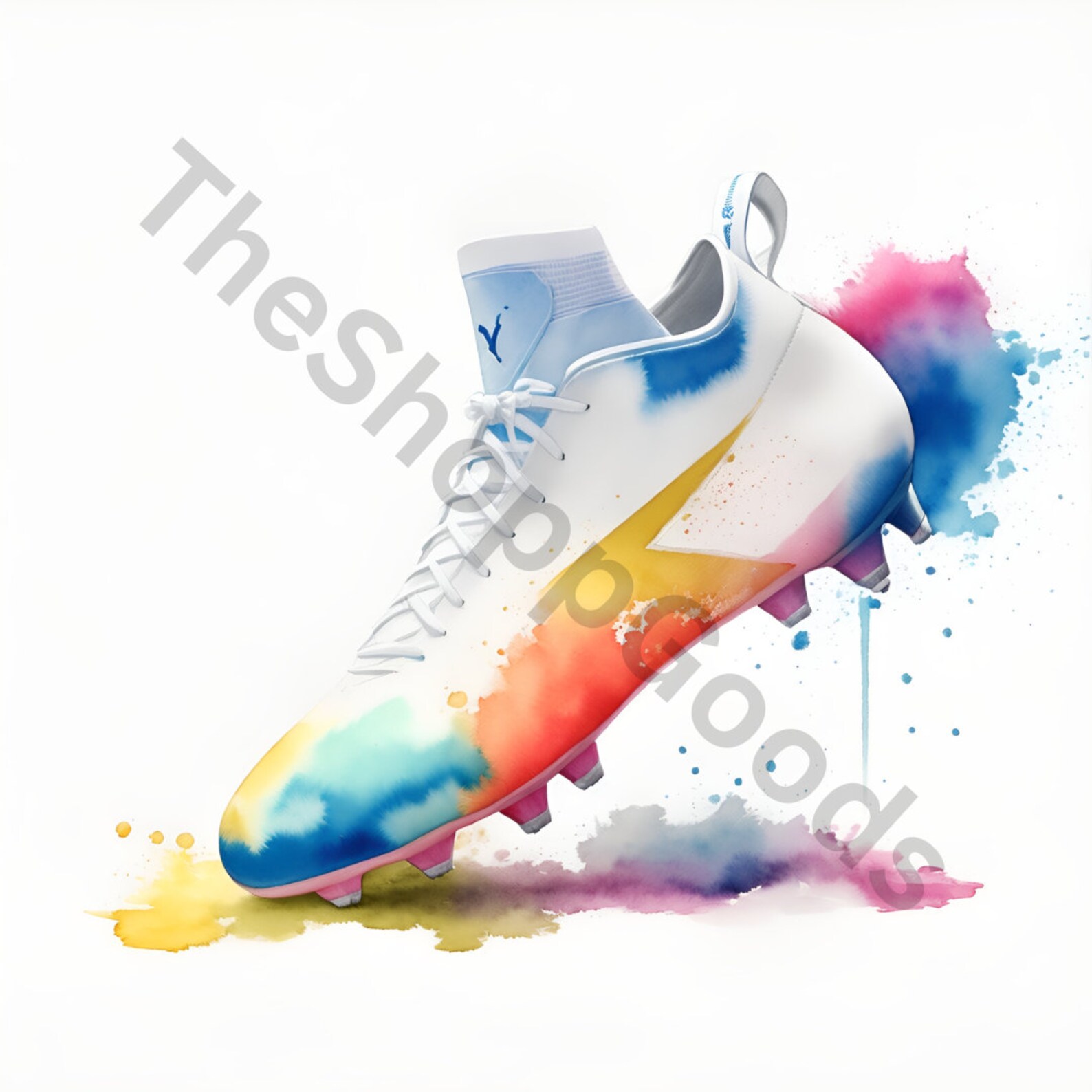 Soccer Watercolor Clipart Bundle 10 High Quality Transparent - Etsy