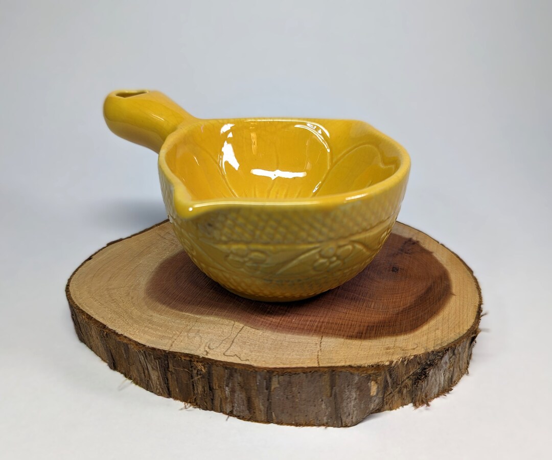 Vintage Ceramic Sauce Pourer, Cardinal Ceramic, Sunflower Spoonrest ...