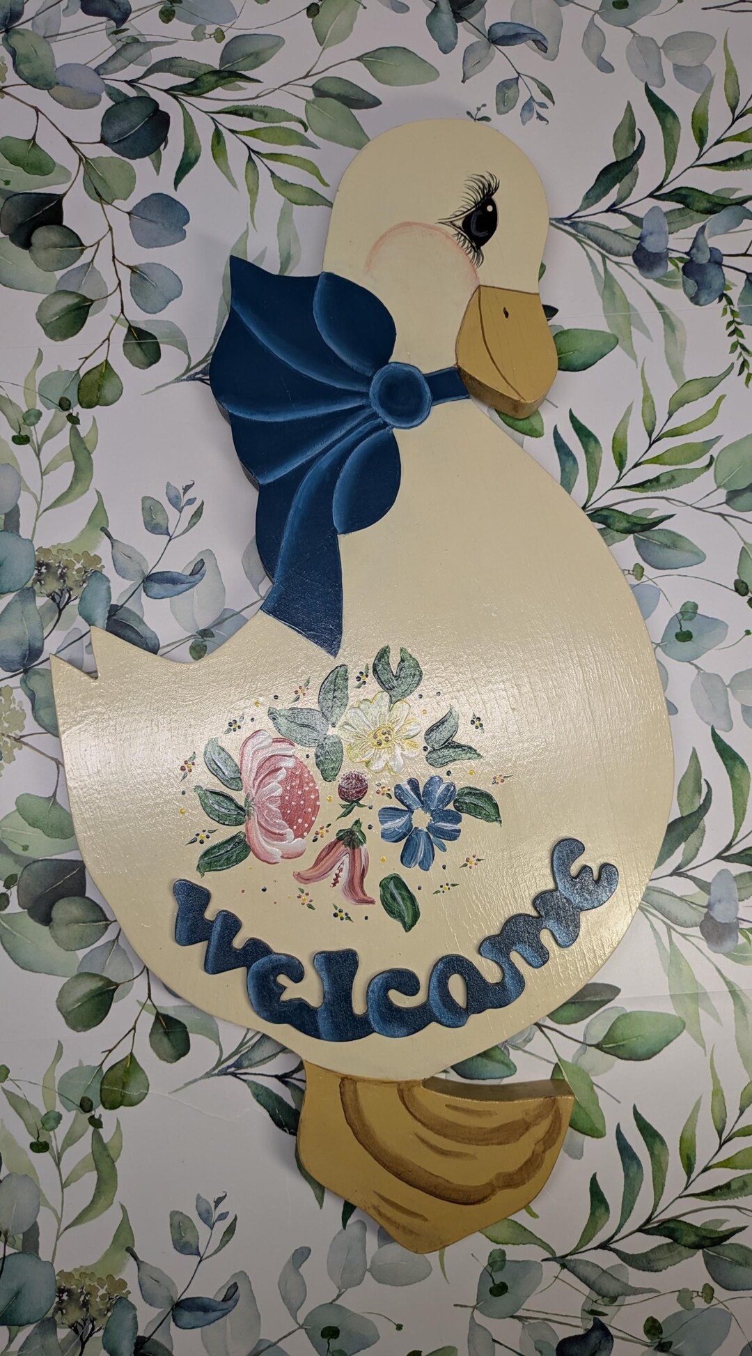 Vintage Wooden Handmade Country Goose Kitchen Wall Hanging - Etsy