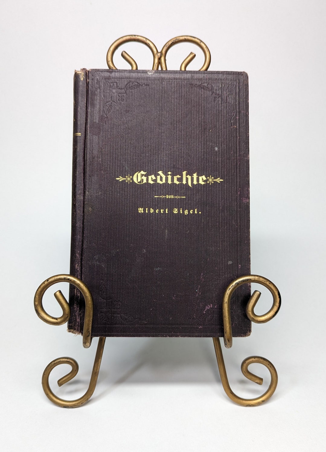 Gedichte Antique 138 Year Old German Poetry Book 1885 - Etsy