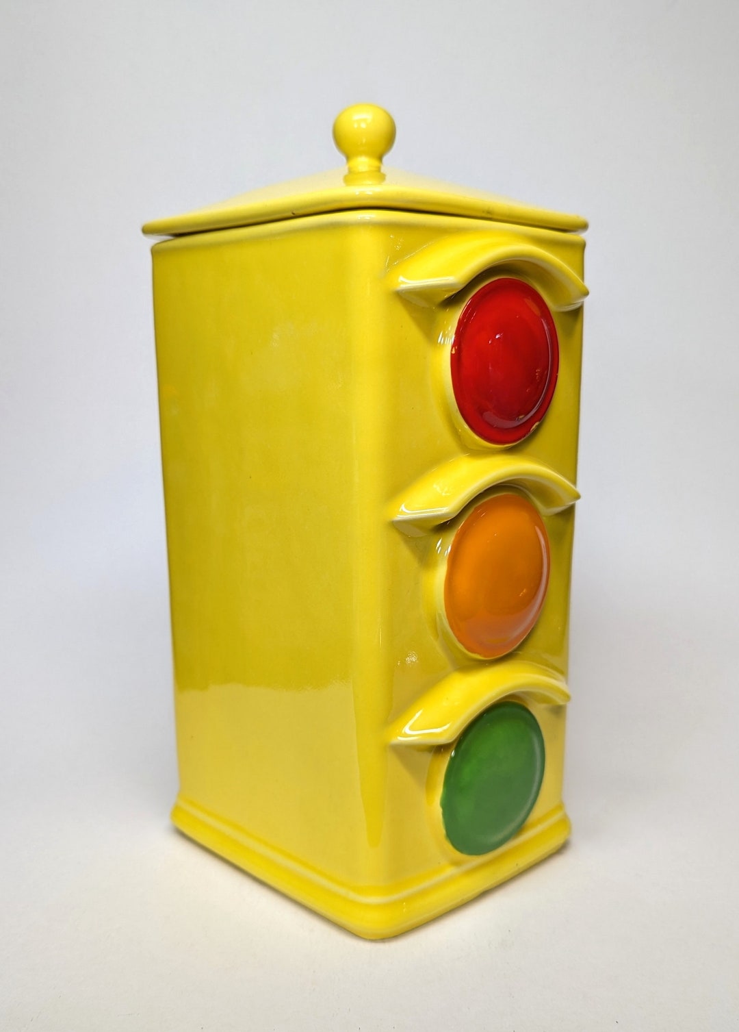 Vintage Stop Light Traffic Cookie Jar, Mccoy Ceramic 351, Cool Kitschy ...