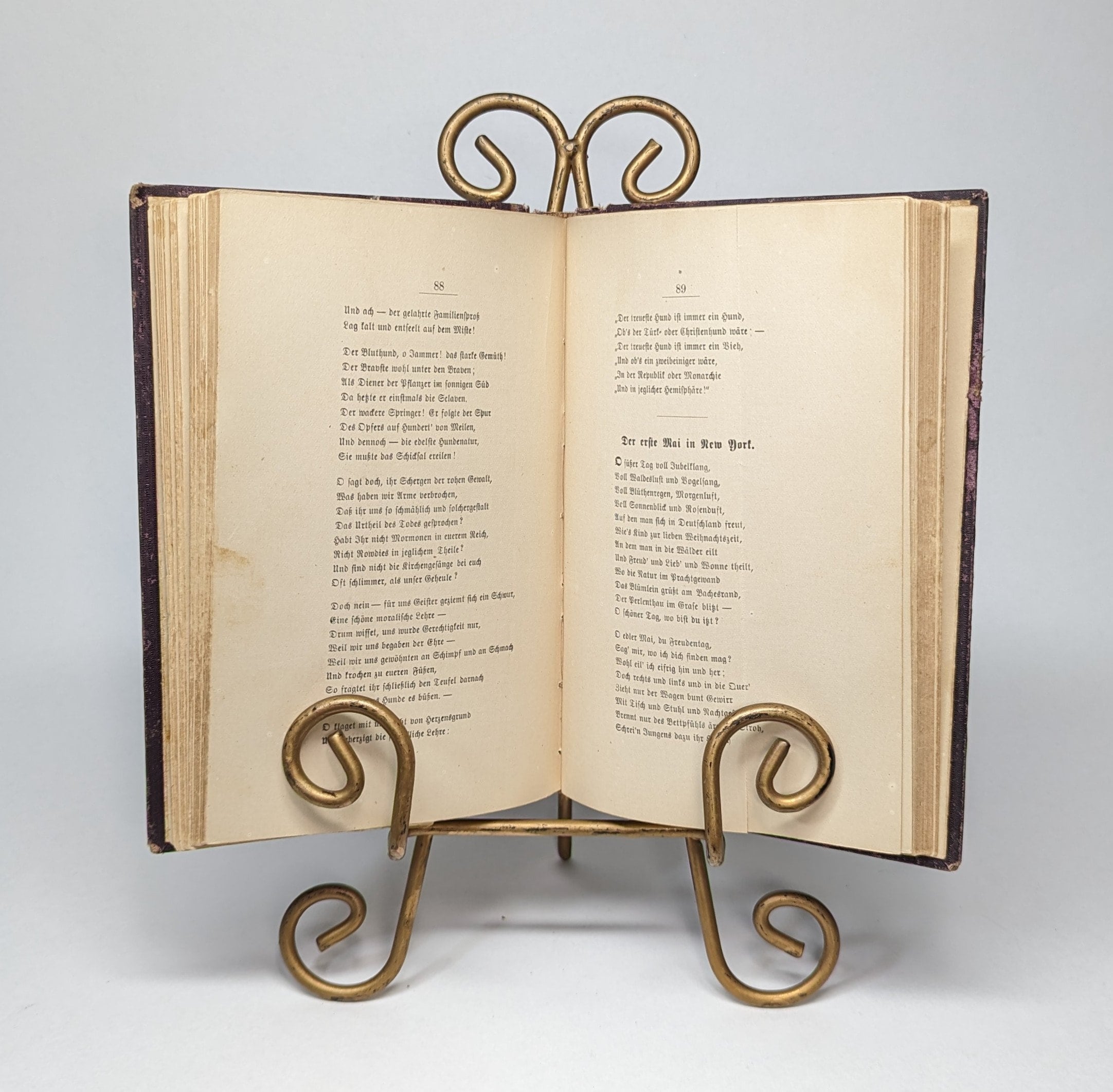 Gedichte Antique 138 Year Old German Poetry Book 1885 - Etsy