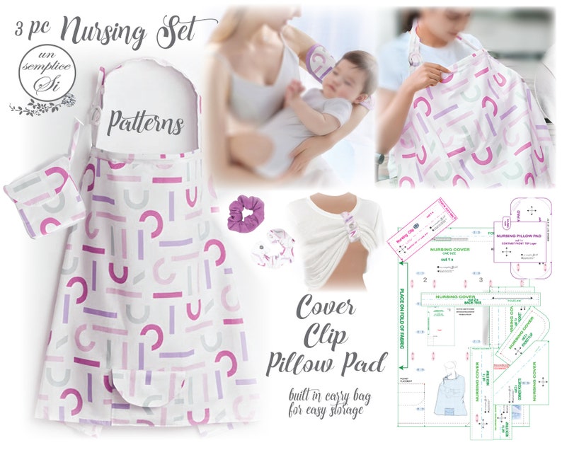 Nursing Accessories, Nursing Cover Pattern, Breastfeeding Cover Pattern ...