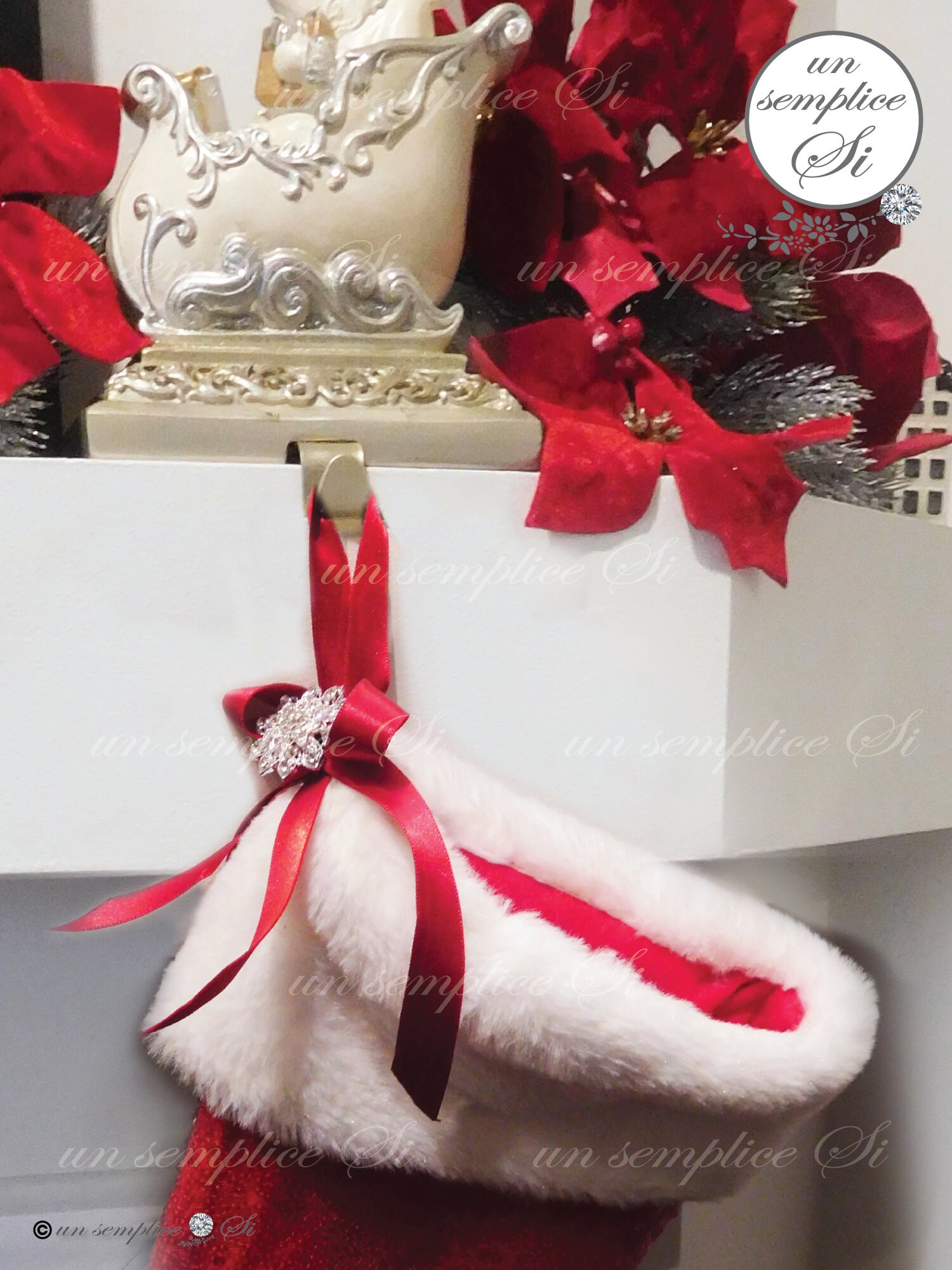 Christmas Stocking PDF Sewing Pattern, Christmas Stocking PATTERN, 3 ...