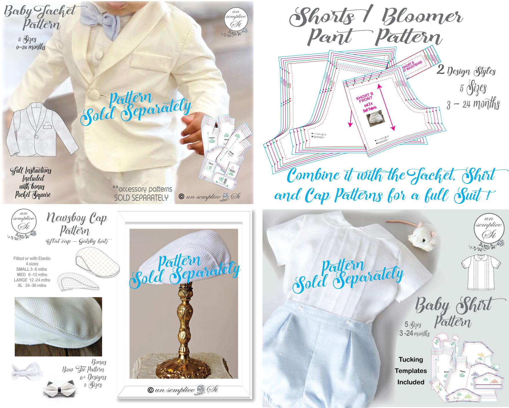 Baby Bloomer Shorts Pattern: PDF Sewing Pattern Infants Bib Short ...