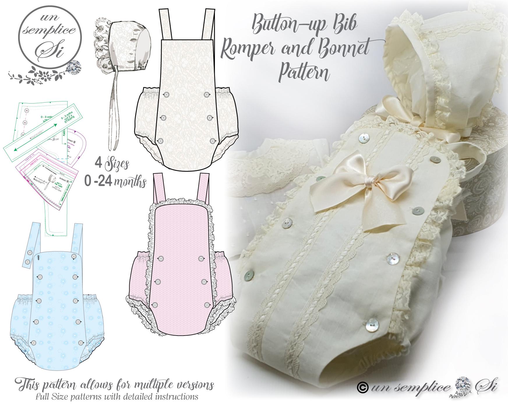 Baby Bloomer Shorts Pattern: PDF Sewing Pattern Infants Bib Short ...