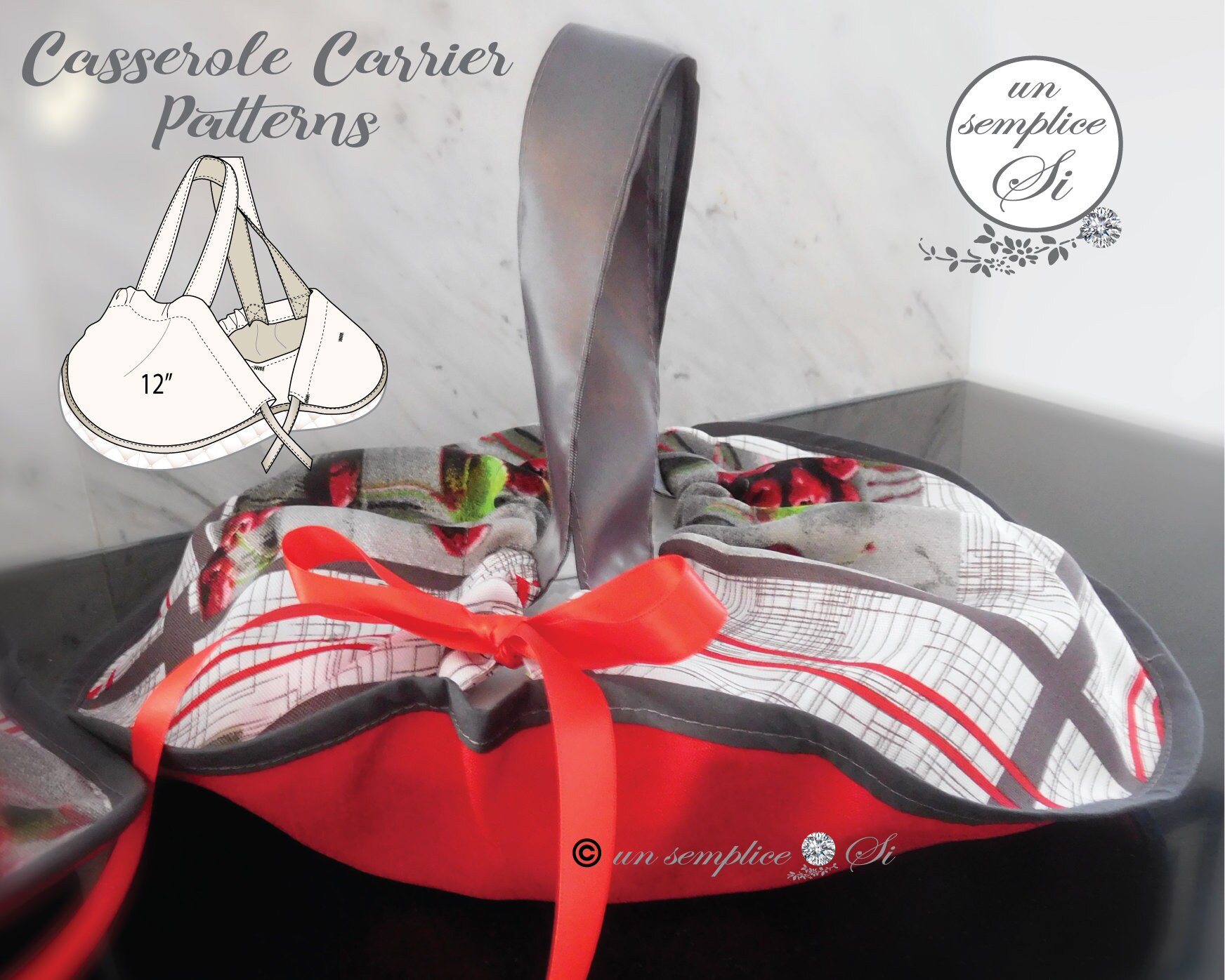 Casserole Carrier Patterns , Pattern Bundle Casserole Carriers , Pie ...