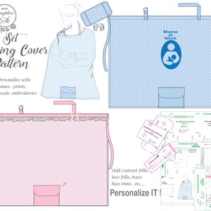 Nursing Accessories, Nursing Cover Pattern, Breastfeeding Cover Pattern ...