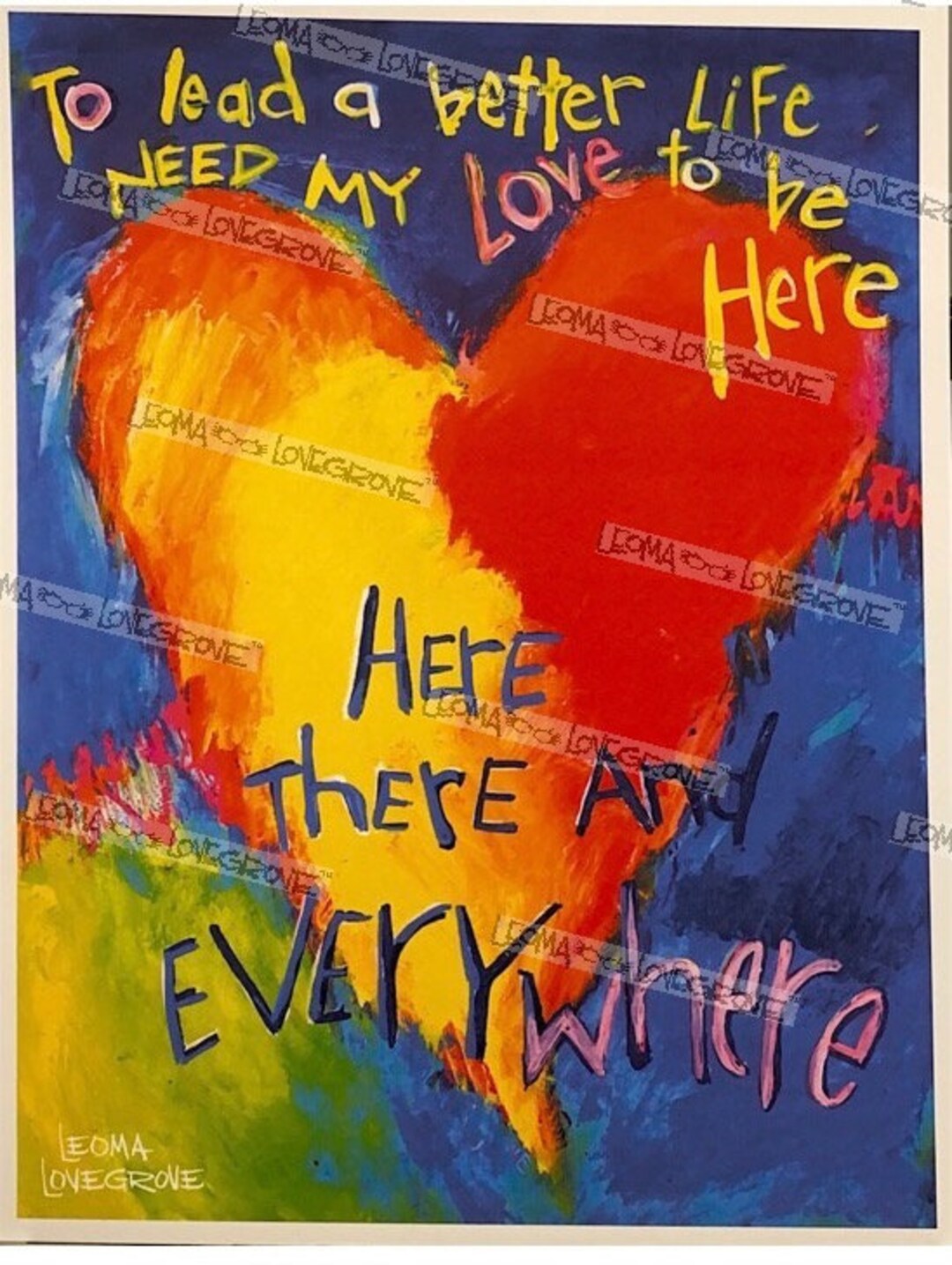 Here, There, Everywhere Paper Reproduction - Etsy