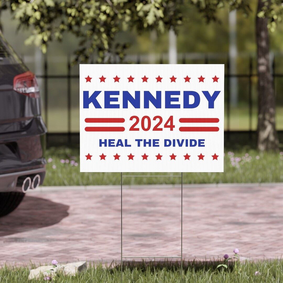 Kennedy Lawn Sign, RFK Jr Yard Sign, Kennedy 2024, Kennedy Yard Sign - Etsy