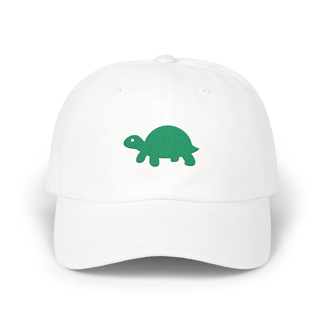 Embroidered Turtle Cap: Classic Fit Dad Hat, Nature Lover Gift - Etsy